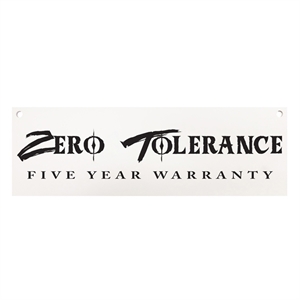 Sd Variations. Zero Tolerance Section Sign